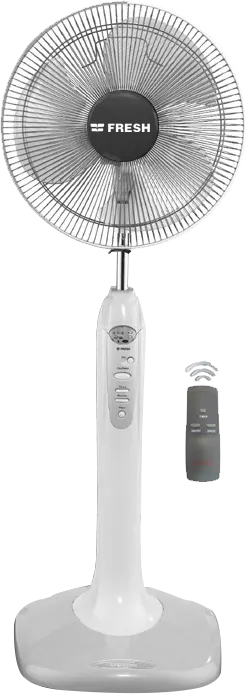 مروحة ستاند فريش رومانتيك 18 بوصة، ريموت كنترول، رمادي | الحرمين ستور